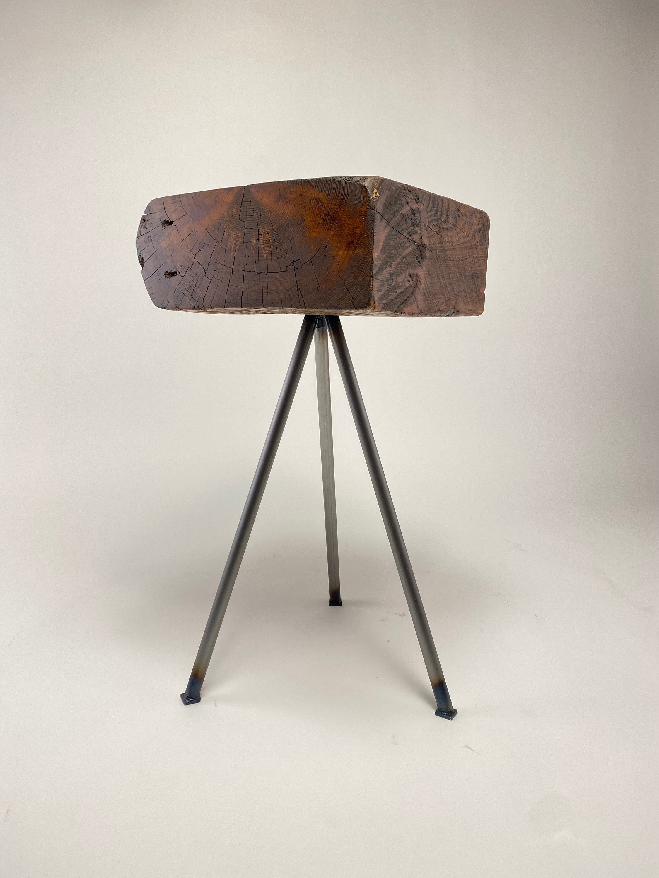 Reclaimed Wood Beam Table - Etsy