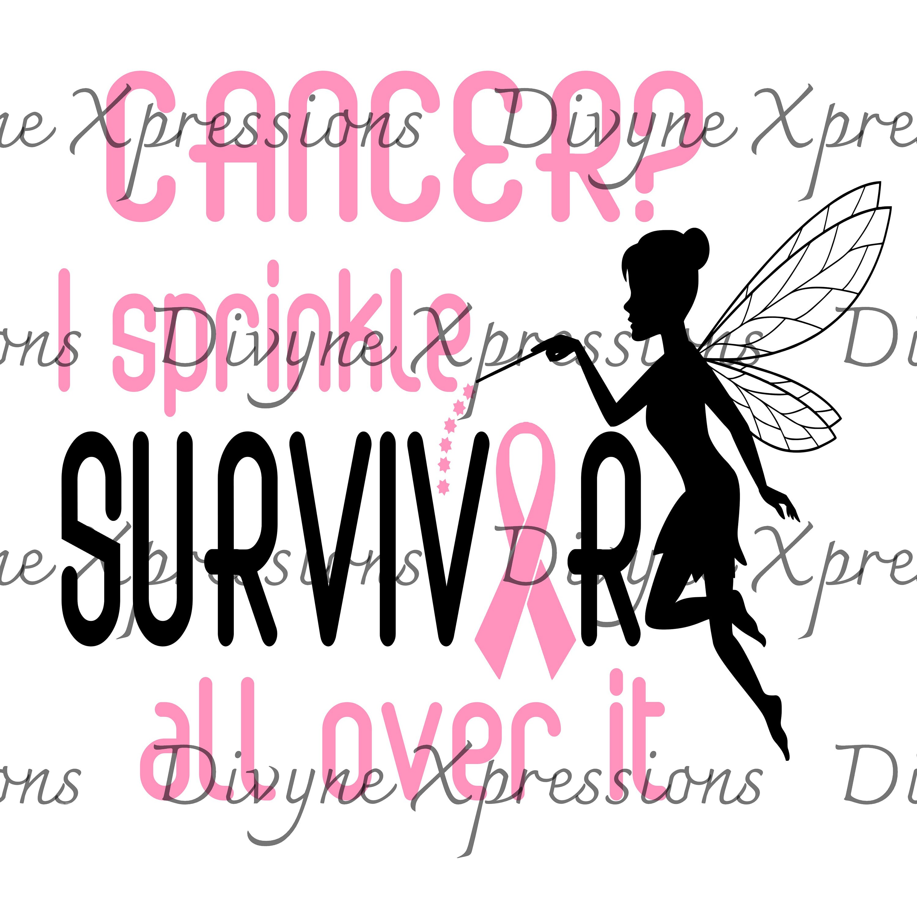 I survived breast cancer svg png jpeg digital download only | Etsy