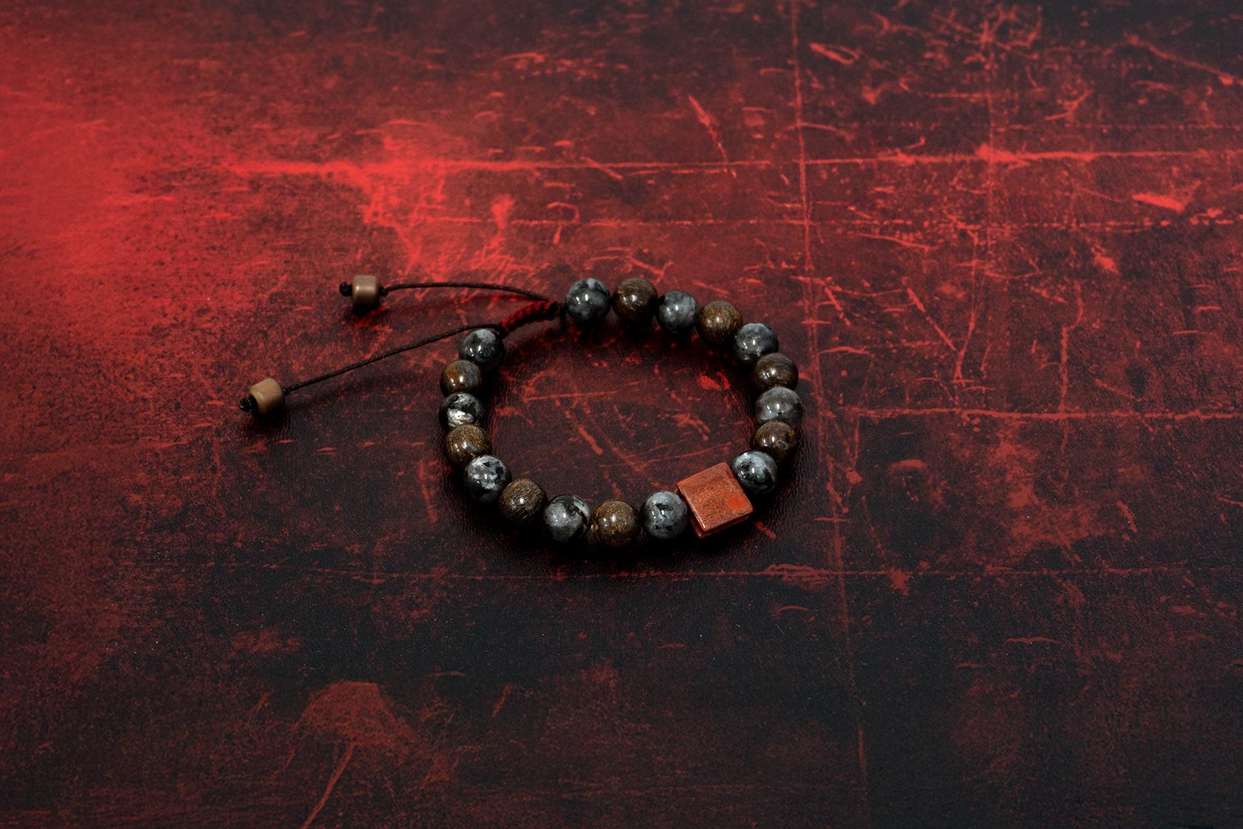 Silent Hill 2 Save Point Red Square Natural Stone Bracelet - Etsy