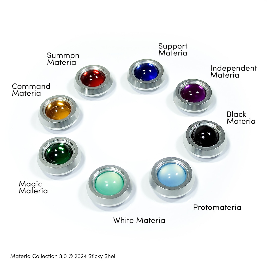 FFVII Bulk Materia Slot (1) for Materia Bracelet (1) and Materia ...