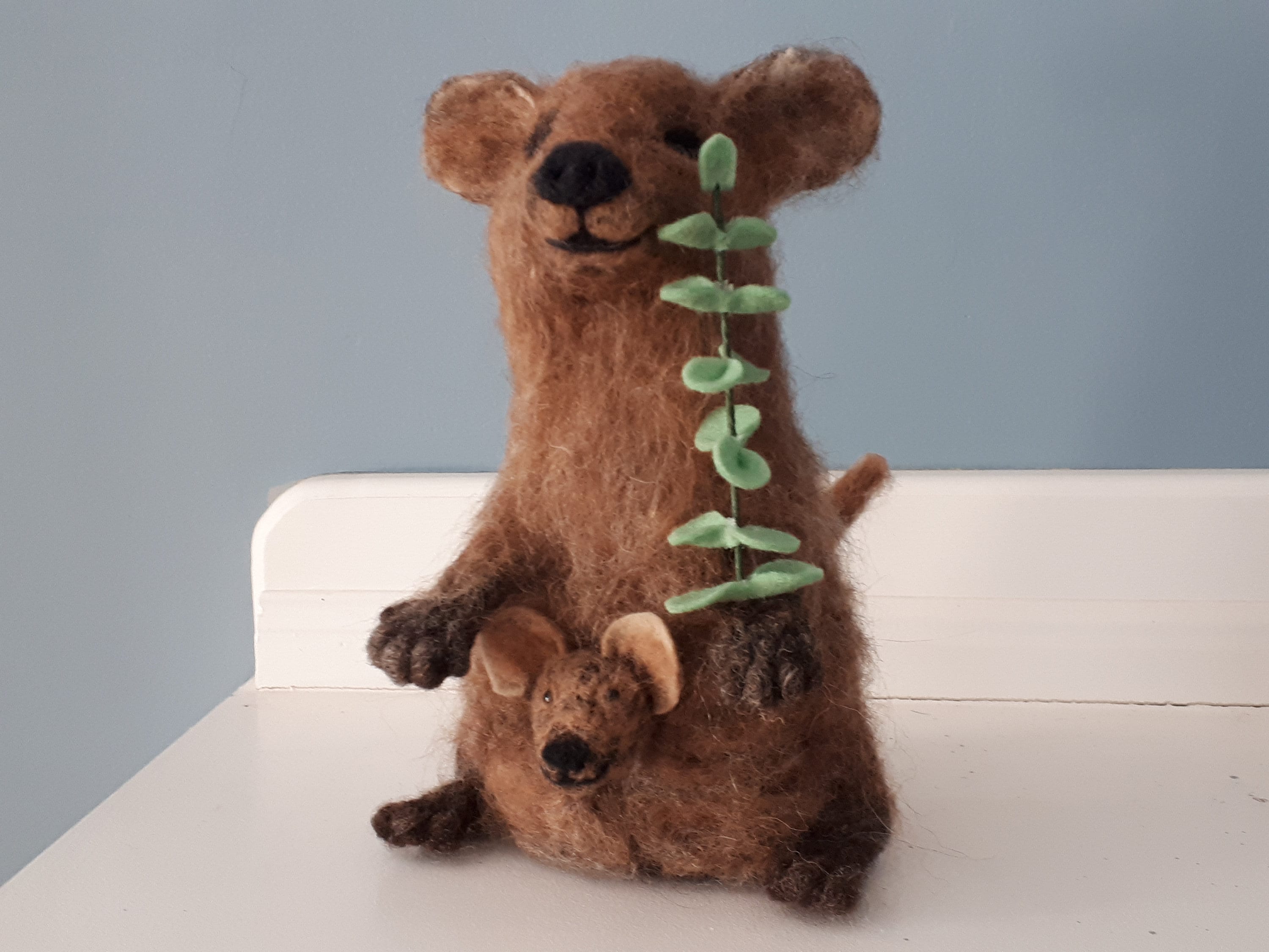 Felted Quokka Sculpture | Etsy