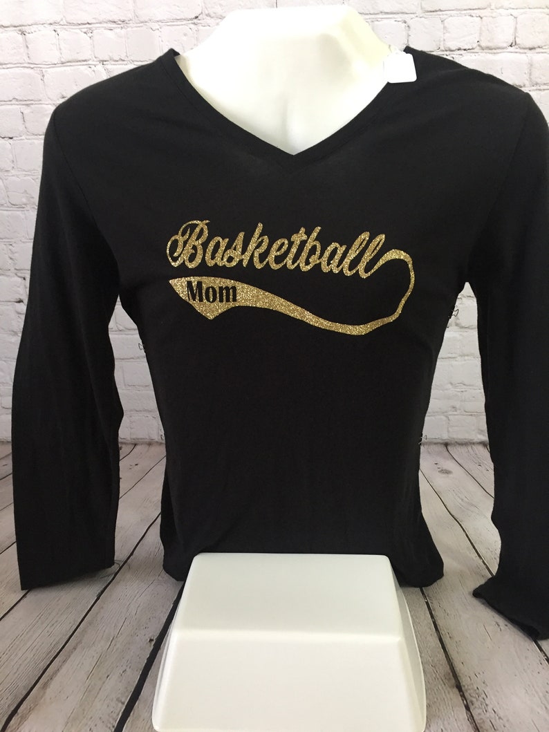 Glitter Basketball Mom Shirt Etsy