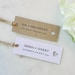 Small Personalised Gift Tags Mini Name Tags Rustic Labels Favour Tags ...