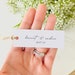 Modern Rectangular Calligraphy Wedding Favour Tag Couples Names Date ...