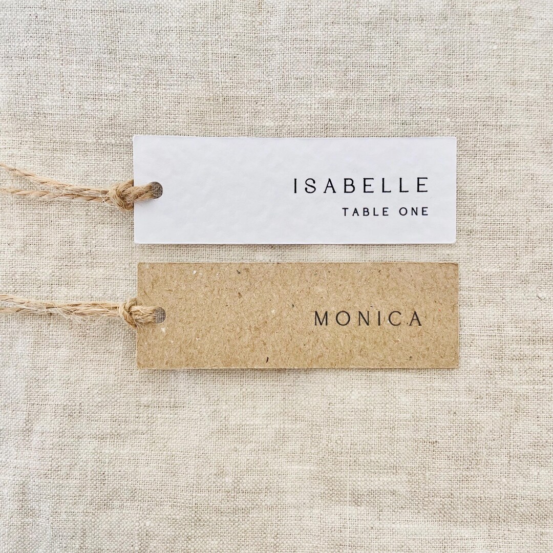 Place Name Tags — Wedding Table Name Tags — Name Label Tags ...