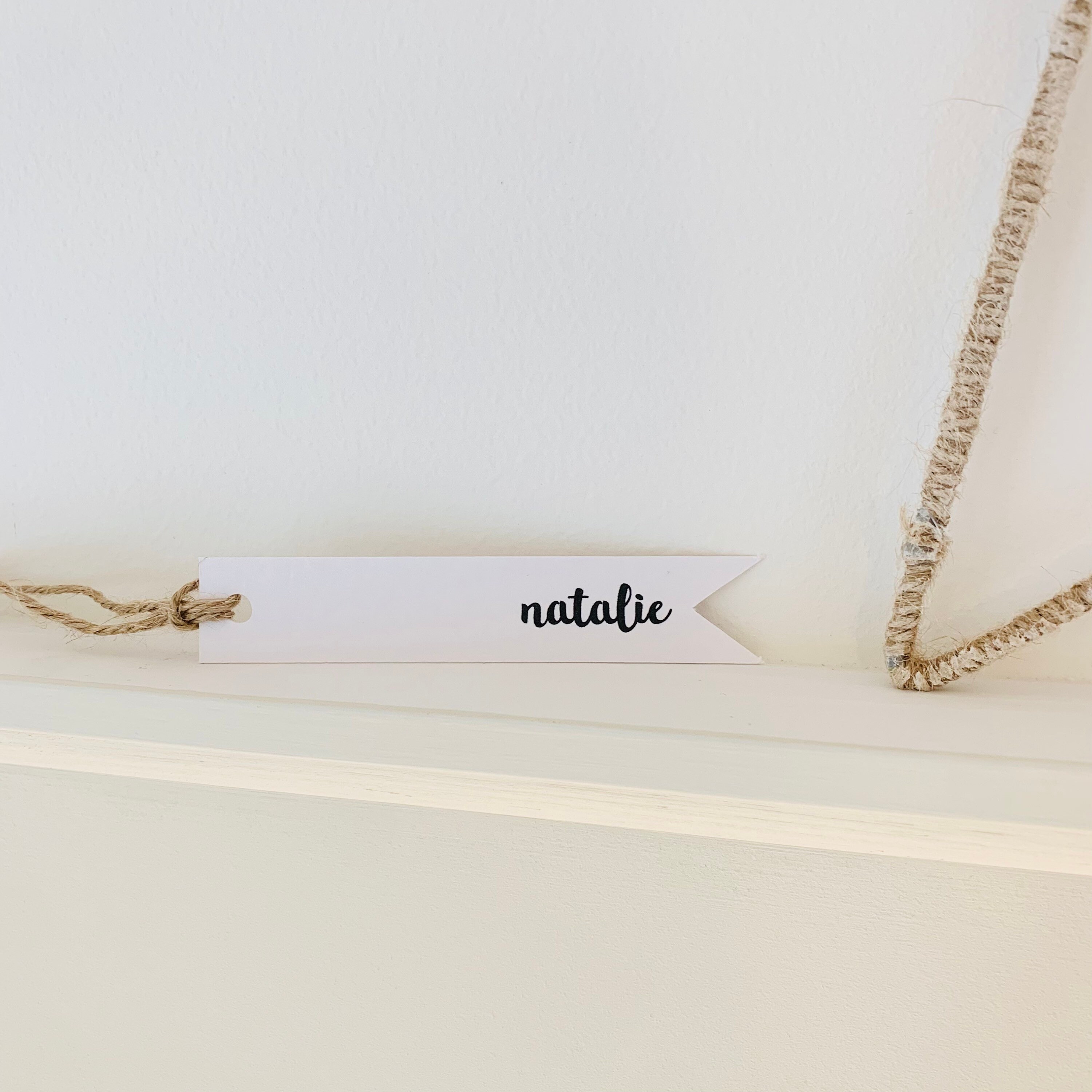 Personalised Gift Tags - Kraft Brown or White Tags - Wedding Favour ...