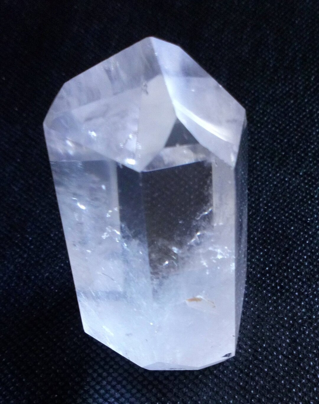 Clear Quartz Crystal Amplifier, Six Edge Triangle, Blessed by John of ...