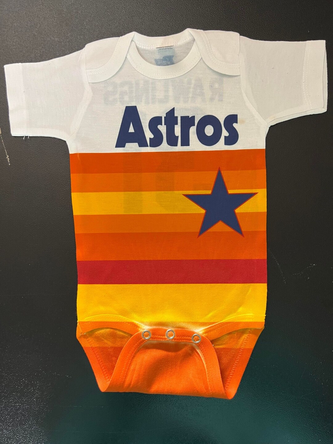 Houston Astro Custom Name Onesie Custom Number Fan Gear - Etsy