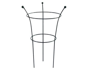 Rusty Peony Cage Plant Support in 2 Sizes Raw Steel Designed to Rust ...