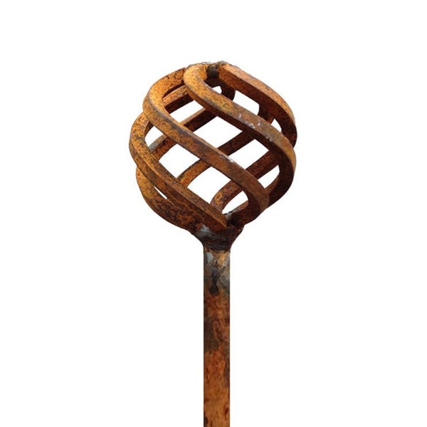 Rusted Iron Stakes - Etsy UK