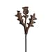 Rusty Peony Cage Plant Support in 2 Sizes Raw Steel Designed to Rust ...