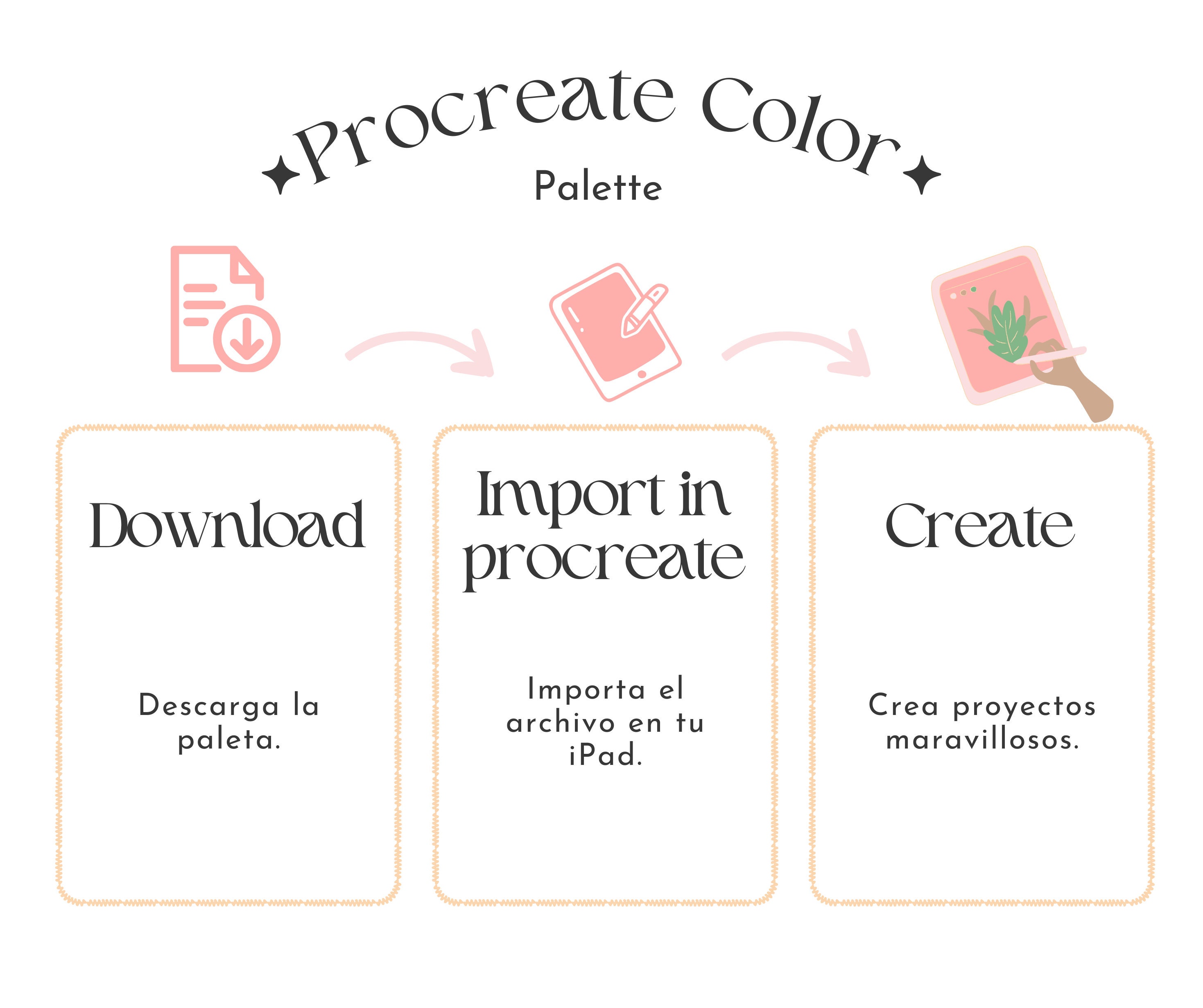 Futuristic Neon Procreate Color Palette. Color Sample for Procreate ...