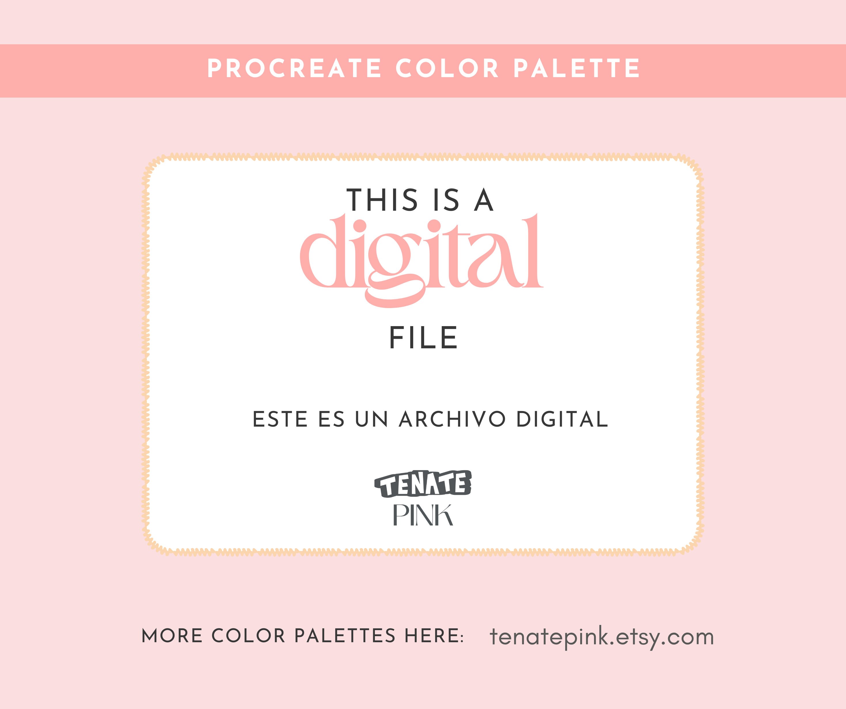 Futuristic Neon Procreate Color Palette. Color Sample for Procreate ...