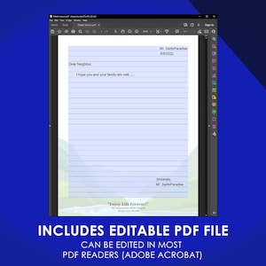 Enjoy Life Forever Campaign Letter Writing Stationery, Ruled & Blank ...