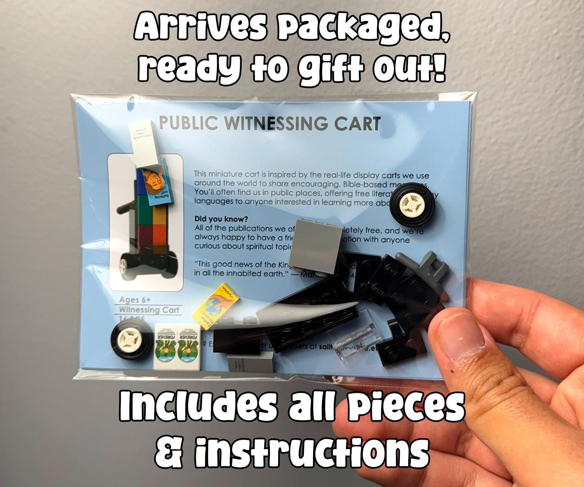 Custom Buildable Public Witnessing Cart Kit – Choose Compact or ...