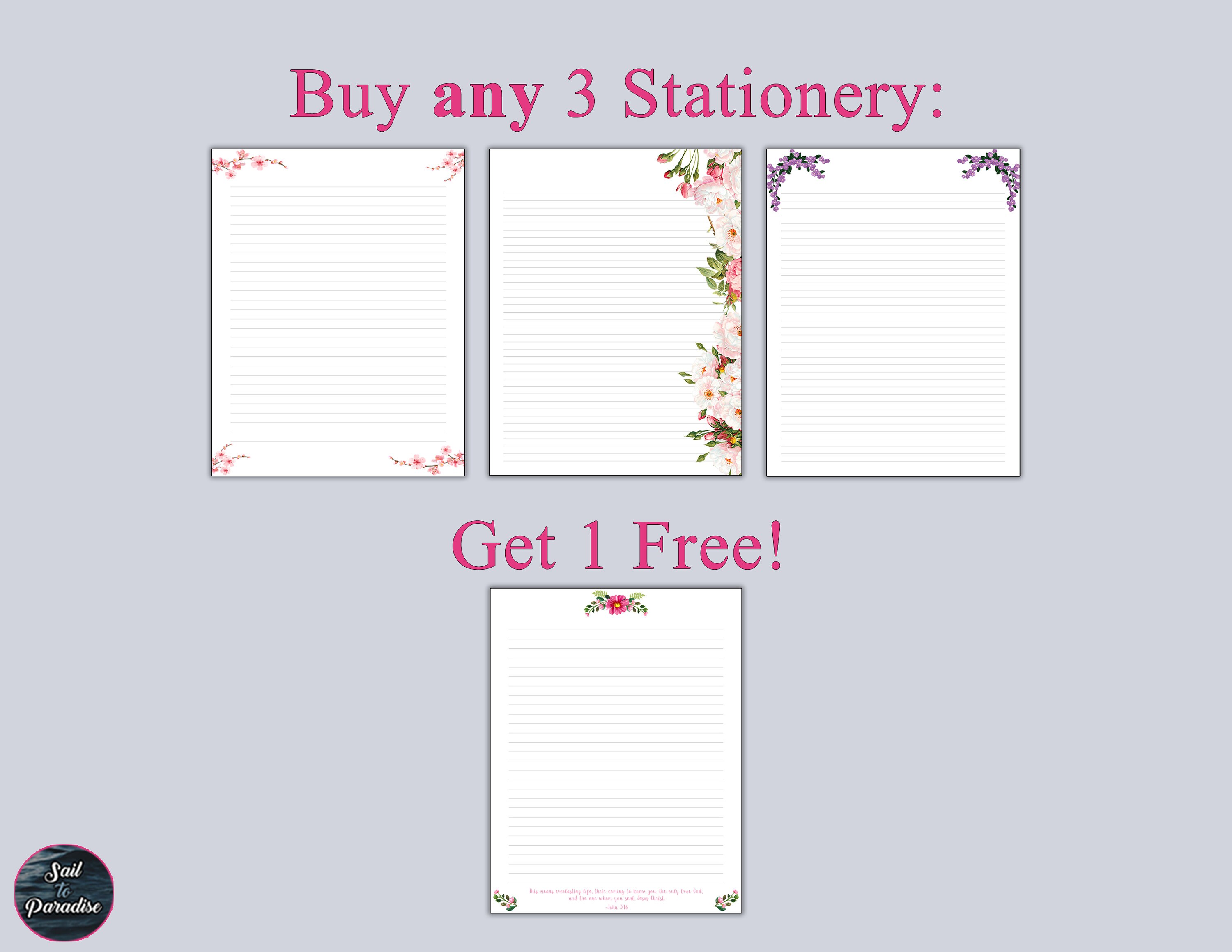 SPANISH Printable Letter Writing Stationery, Español, JW Escribir ...