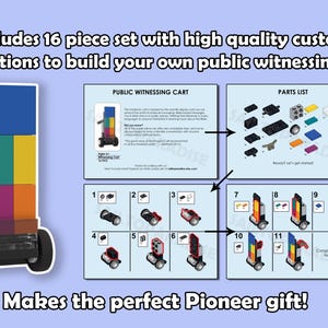 Custom Buildable Witnessing Cart Kit – Retro Minifigure & Briefcase - Etsy