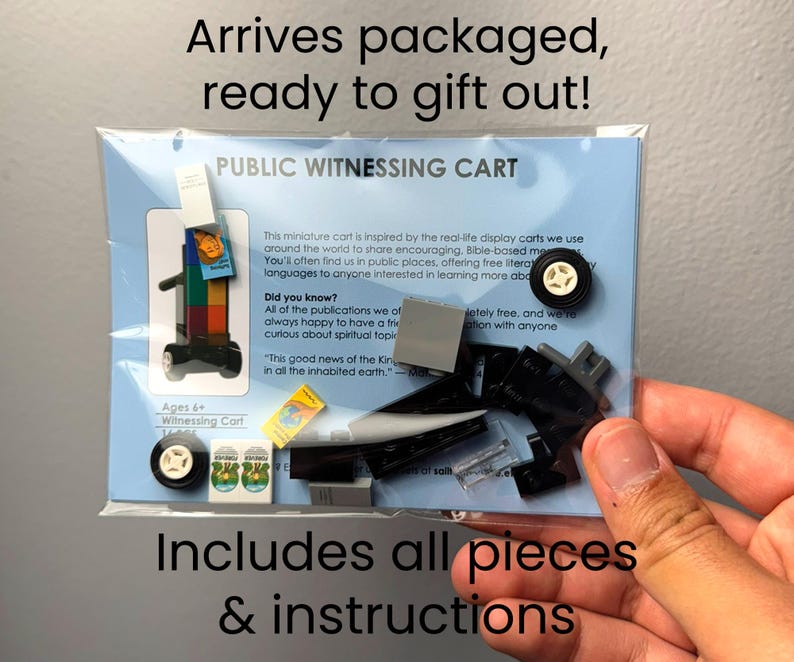 Buildable Bible Course Cart Set – JW Pioneer Gift, Ministry Decor - Etsy