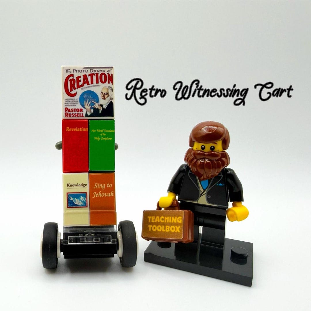 Custom Buildable Witnessing Cart Kit – Retro Minifigure & Briefcase - Etsy
