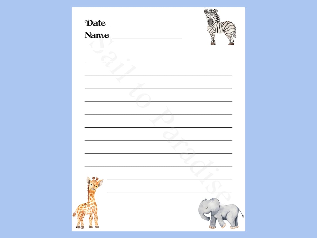 Printable Note Taking Stationery for Kids, Children Notes, JW Ministry ...