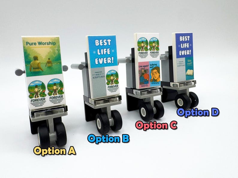 Buildable Custom JW Public Witnessing Cart – Compact Literature Cart ...