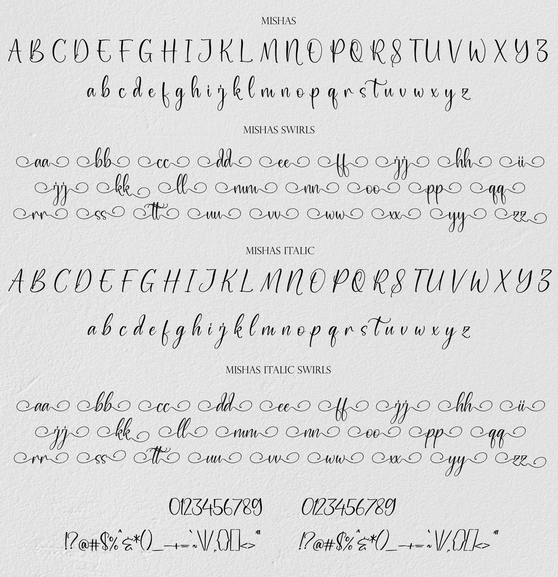 Cursive Font Font for Cricut Script Font Modern - Etsy