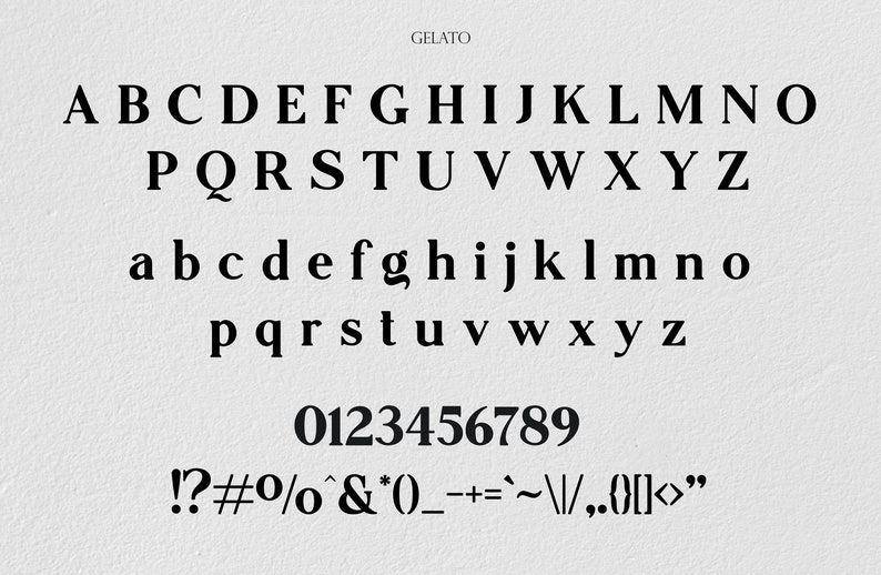 Gelato Sans Serif Font: Modern Logo Font (digital Download) - Etsy