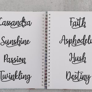Romantic Heart Font: Cursive Calligraphy Font With Tails (digital ...