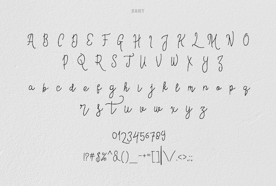 Handwritten Typography J