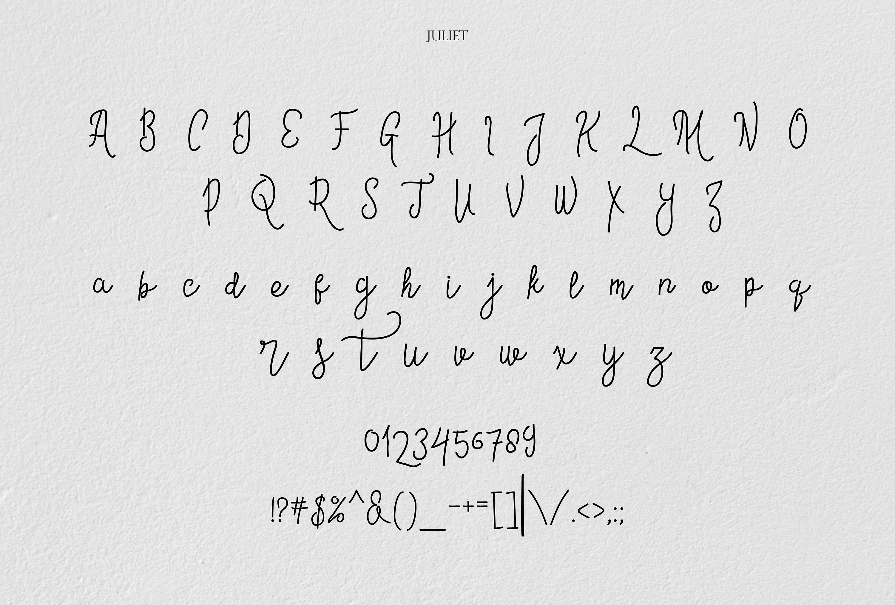 Juliet Script Font: Modern Calligraphy (digital Download) - Etsy