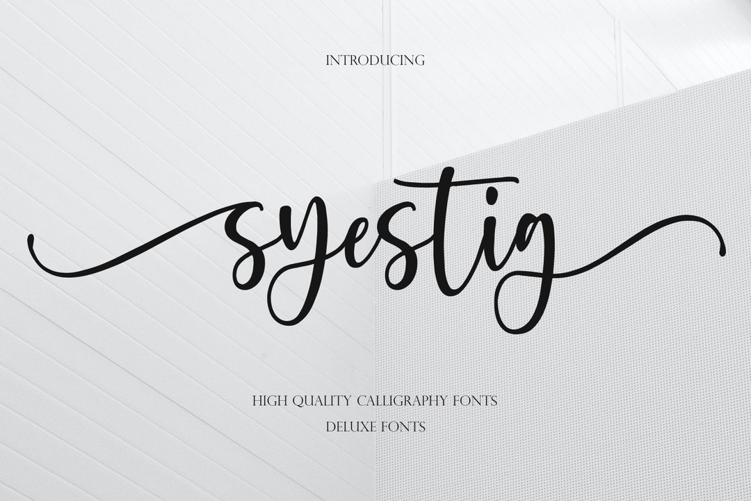 Calligraphy Font, Feminine Font, Digital Font, Font Download, Script ...