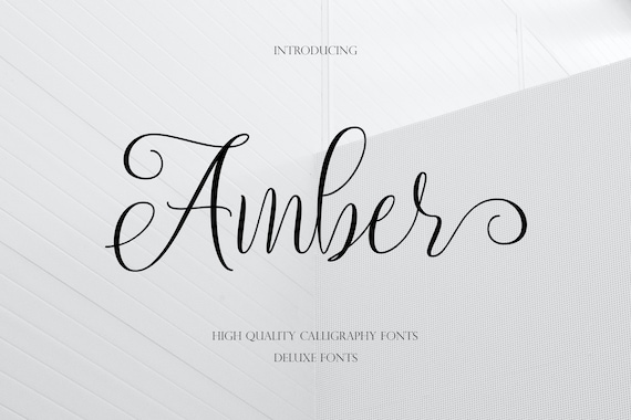 Calligraphy Font Digital Font Script Font Font Download - Etsy