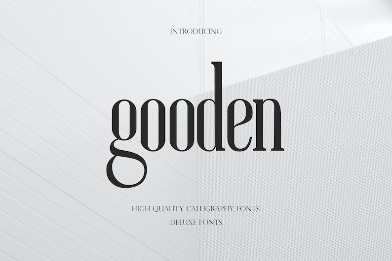 Gooden Handwritten Font: Stylish Brush Script (digital Download) - Etsy