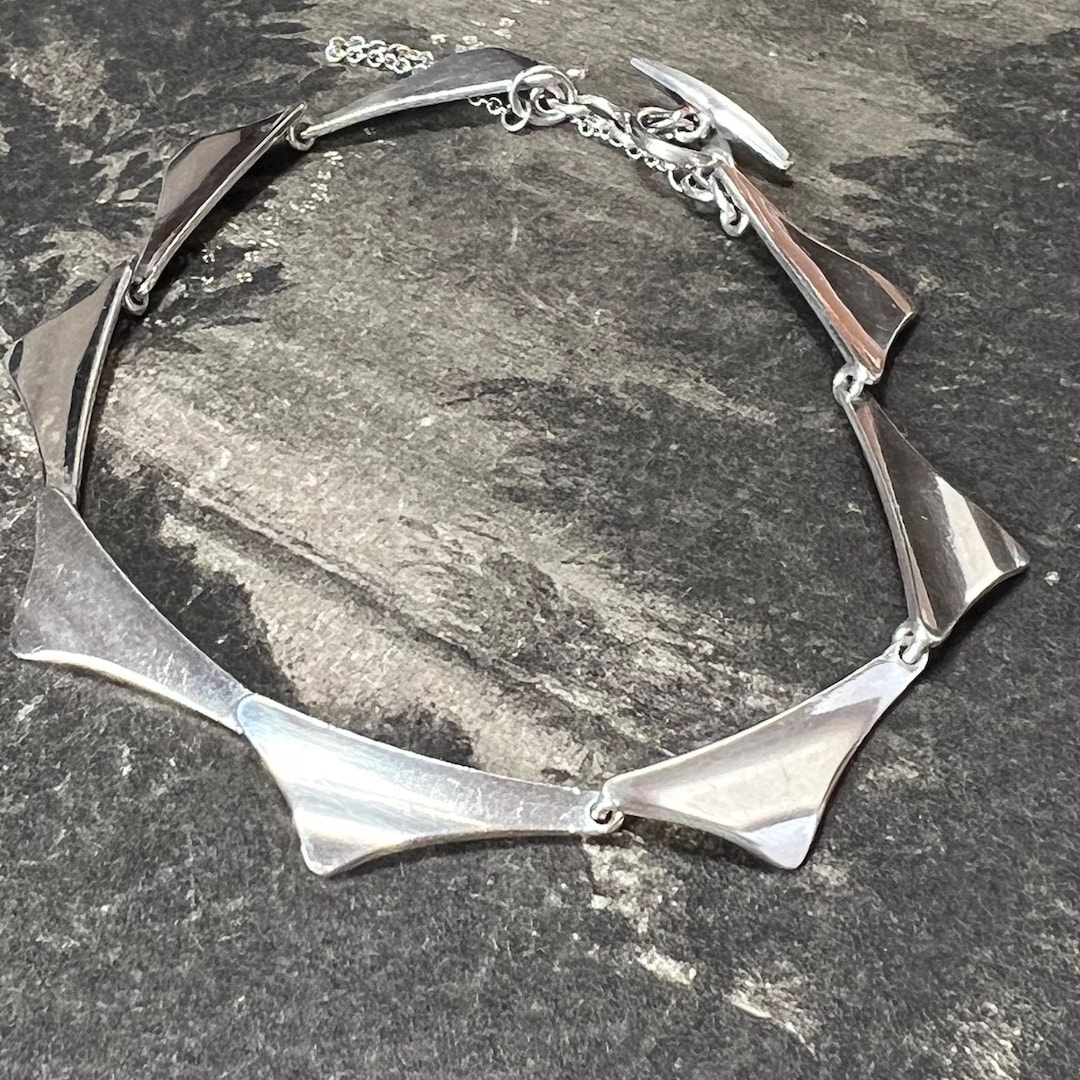 Theodor Skat Rordam | Danish Silver | Vintage Wing Bracelet ...
