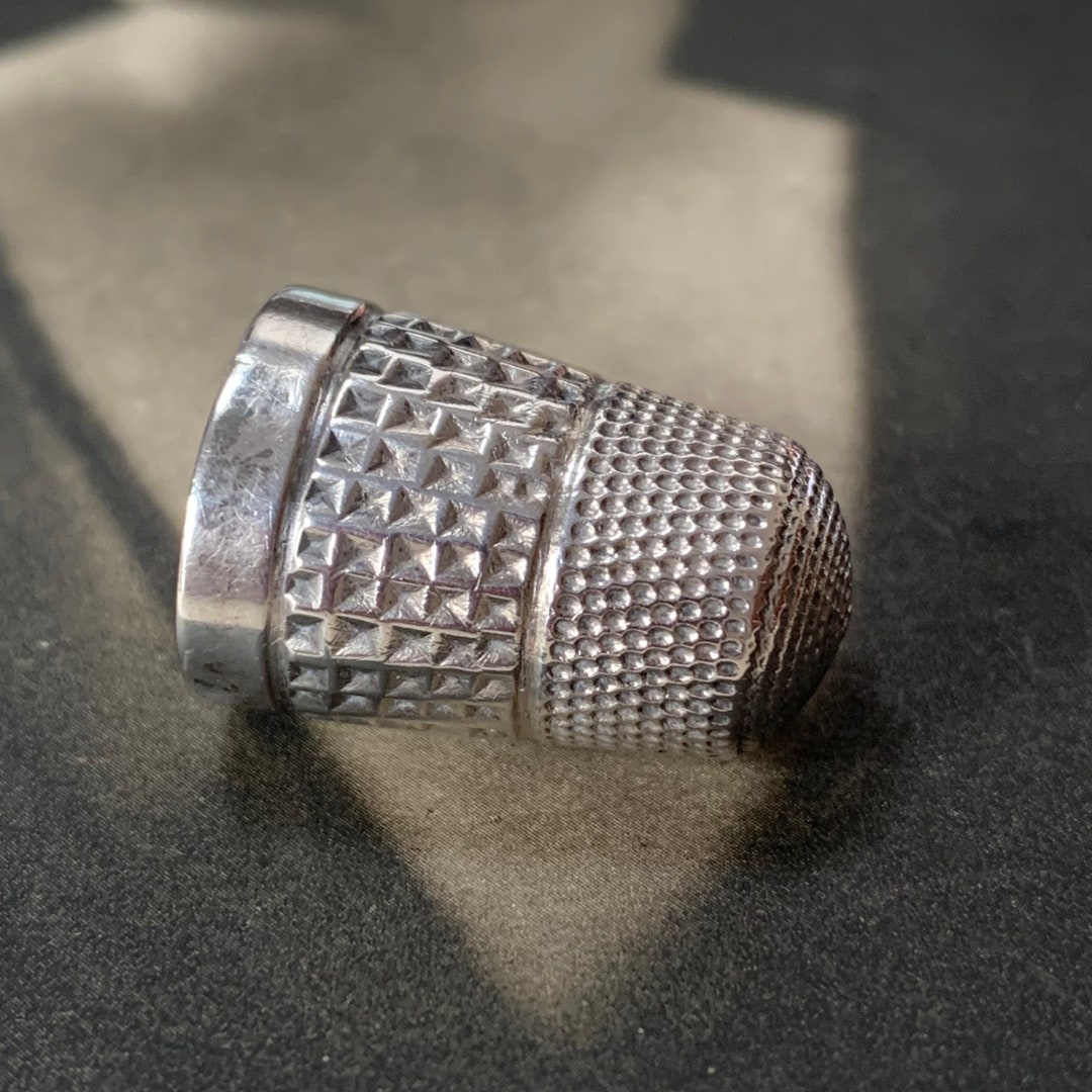 Victorian Sterling Silver Thimble. Made in 1899 With a Hallmark for ...