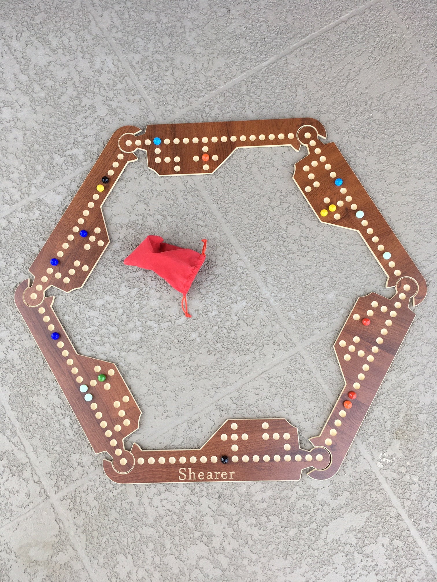 Marble Game, Jokers and Marbles, Pegs and Jokers - Etsy