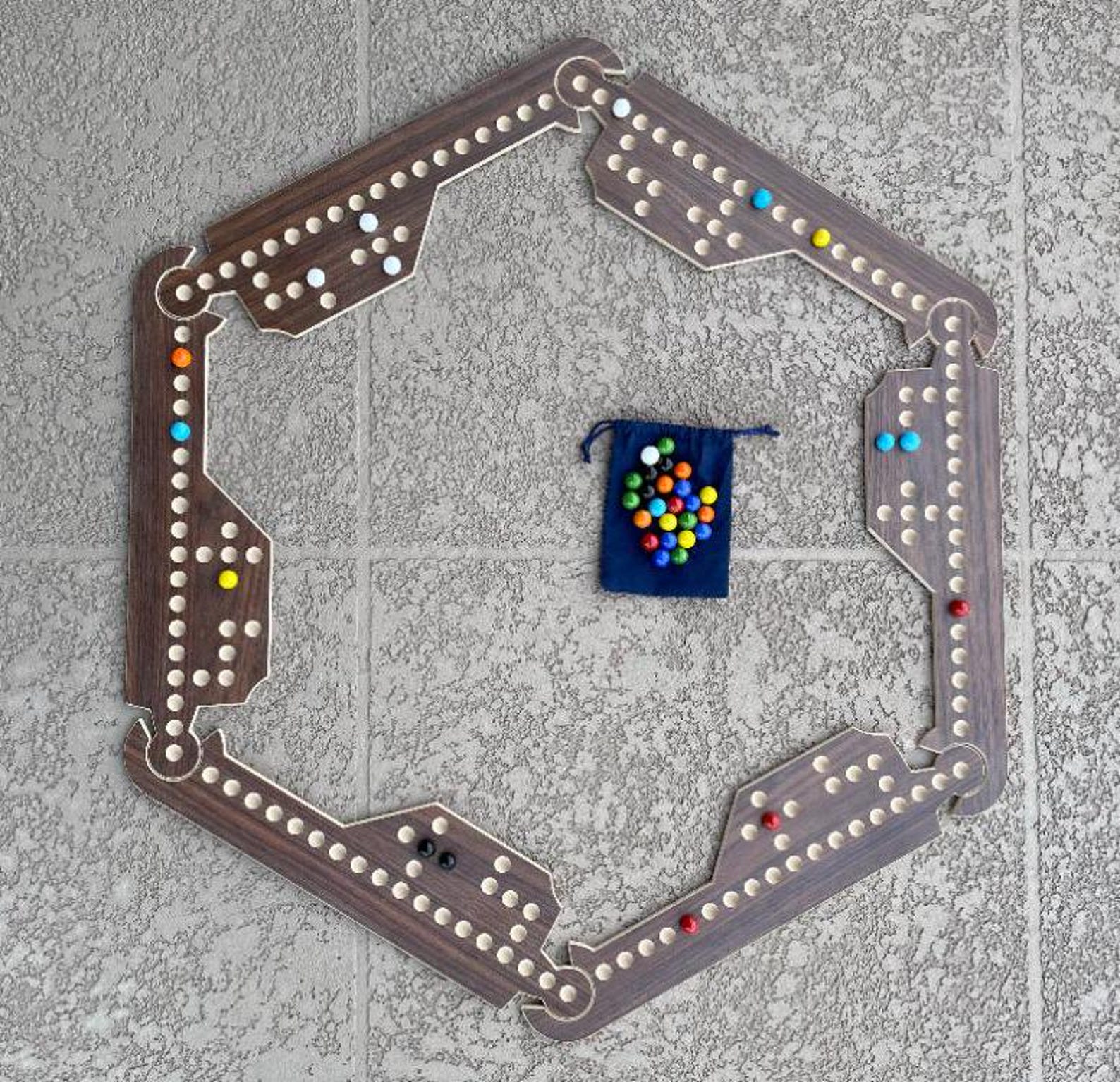 Marble Game, Jokers and Marbles, Pegs and Jokers - Etsy