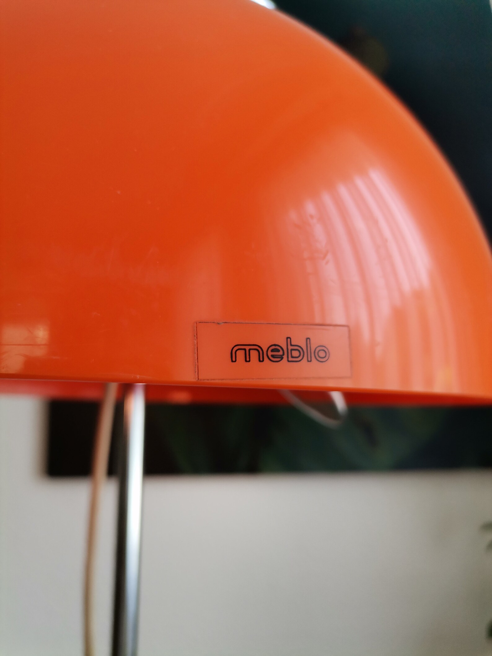 Harvey Guzzini Orange Faro Floor Lamp / Space Age Decor / 70s | Etsy