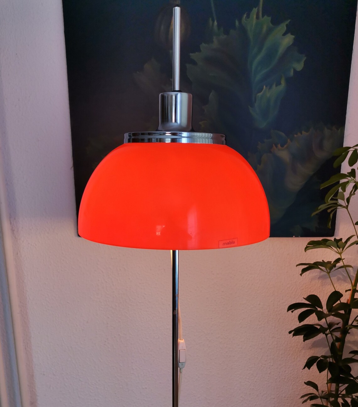 Harvey Guzzini Orange Faro Floor Lamp / Space Age Decor / 70s | Etsy