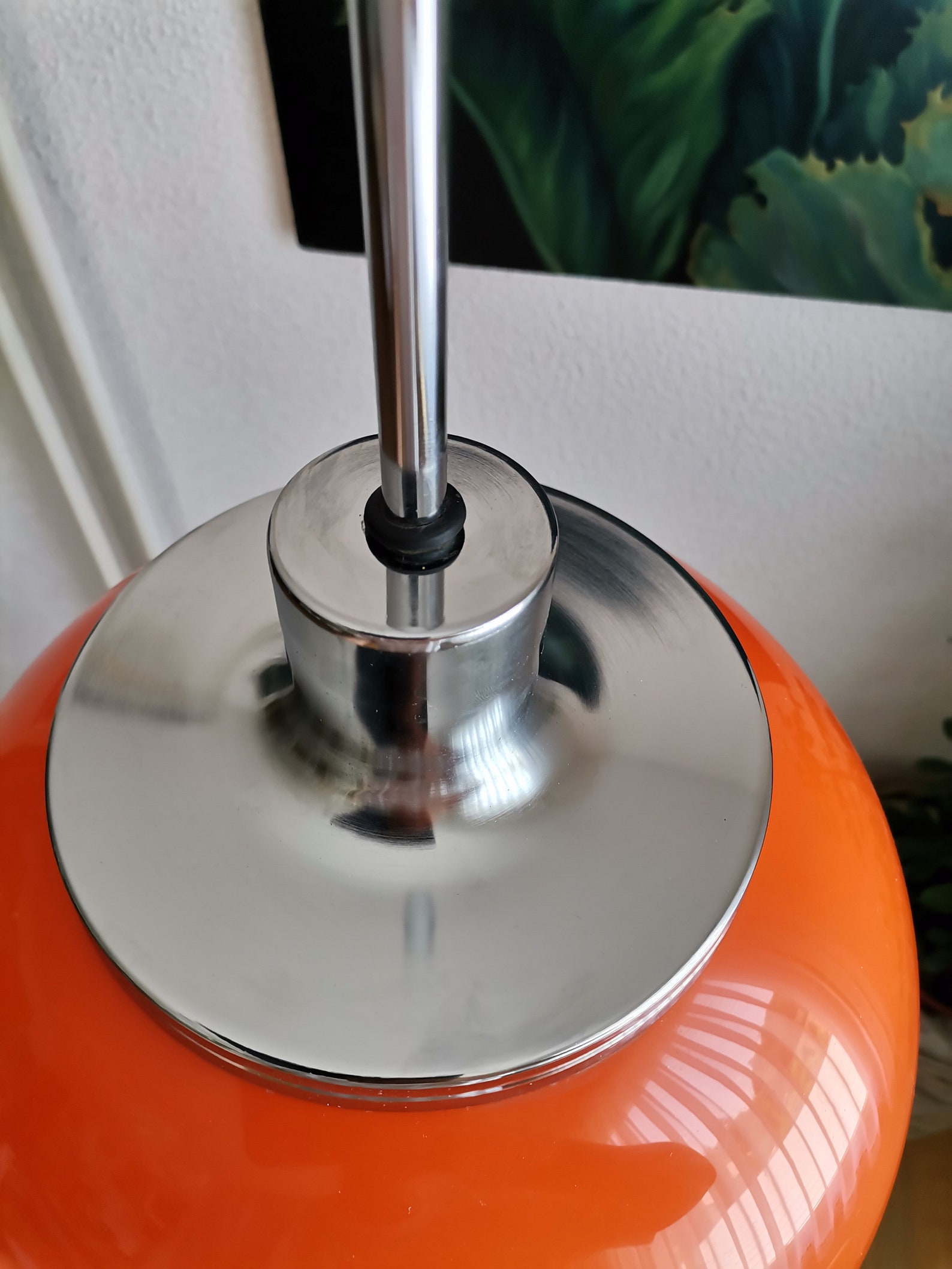 Harvey Guzzini Orange Faro Floor Lamp / Space Age Decor / 70s | Etsy