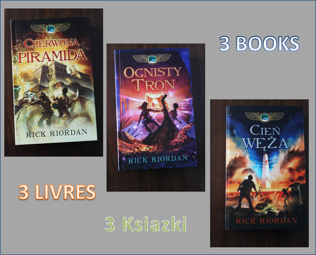 Rick Riordan, Novels, Collection Translated Into Polish Complete Sale ...