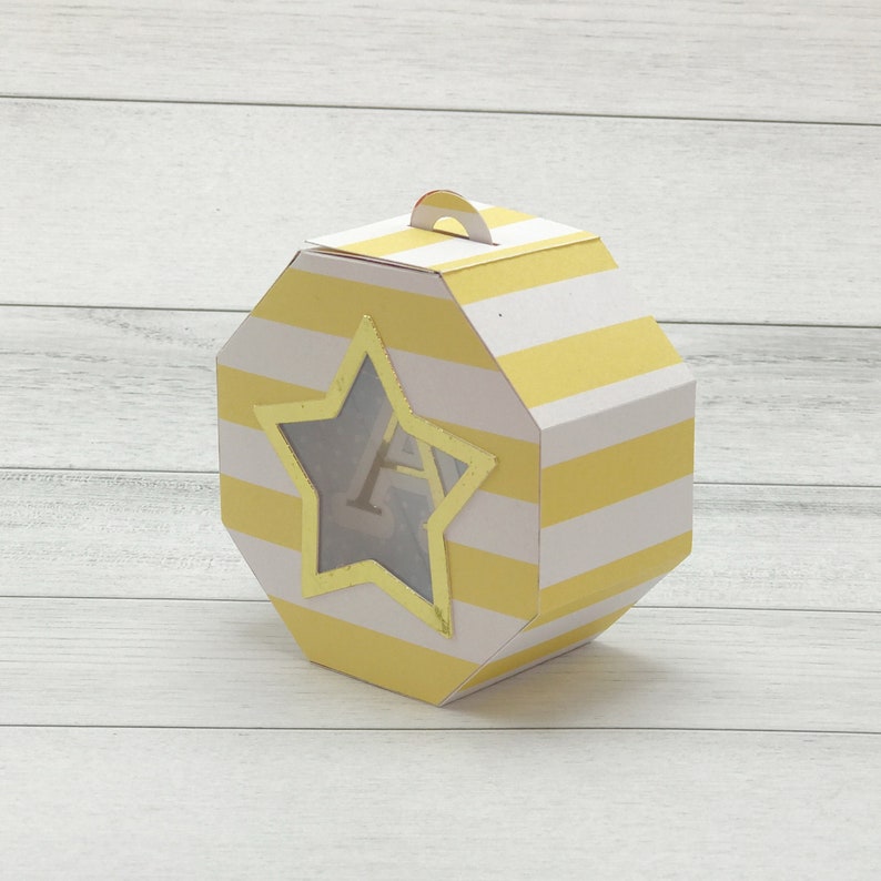 Octagonal Favor Box Digital Template SVG with video Tutorial | Etsy