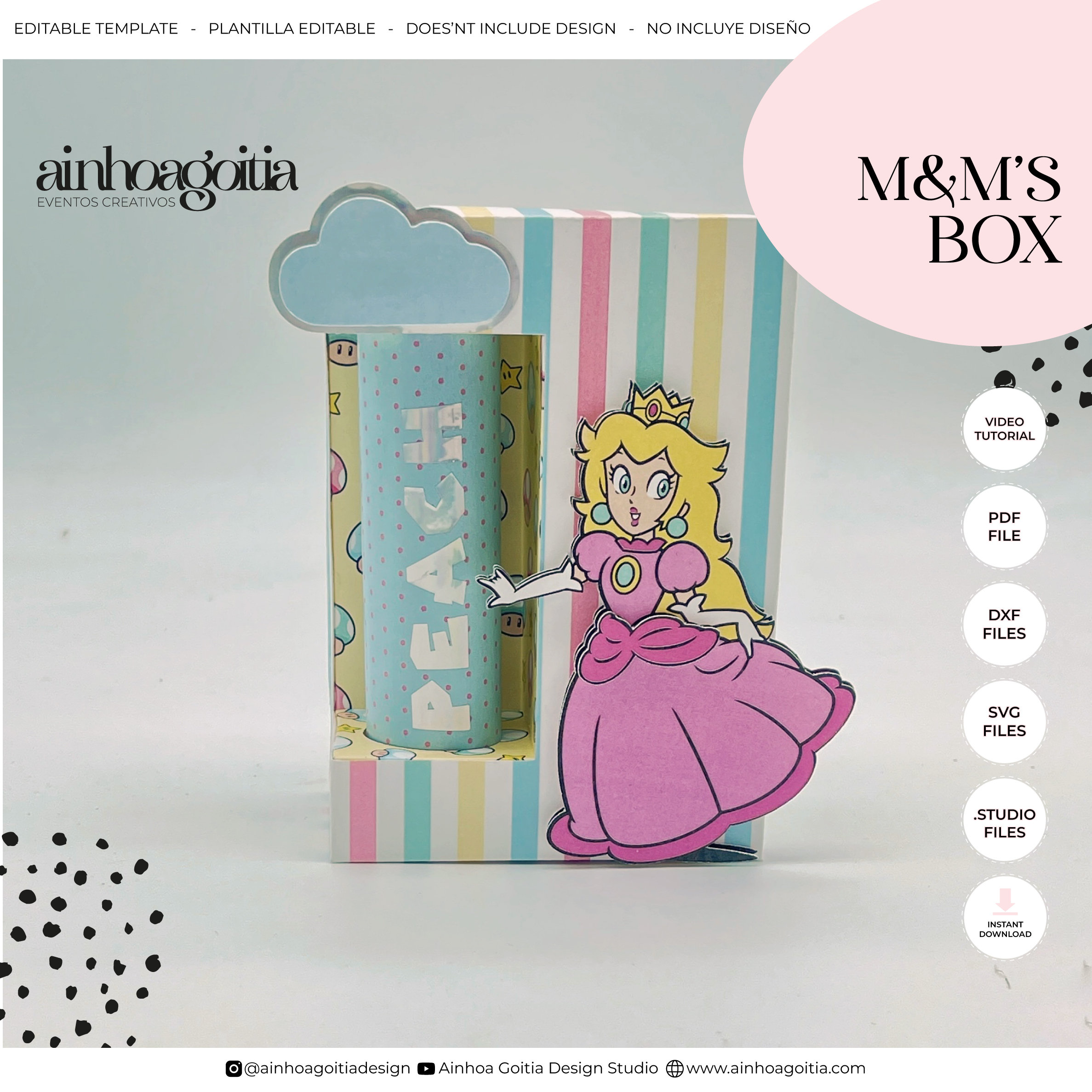 Smarties Box Template