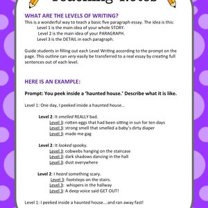 5 Paragraph Essay Writing- EASIEST Way to Teach Kids to Organize Their ...