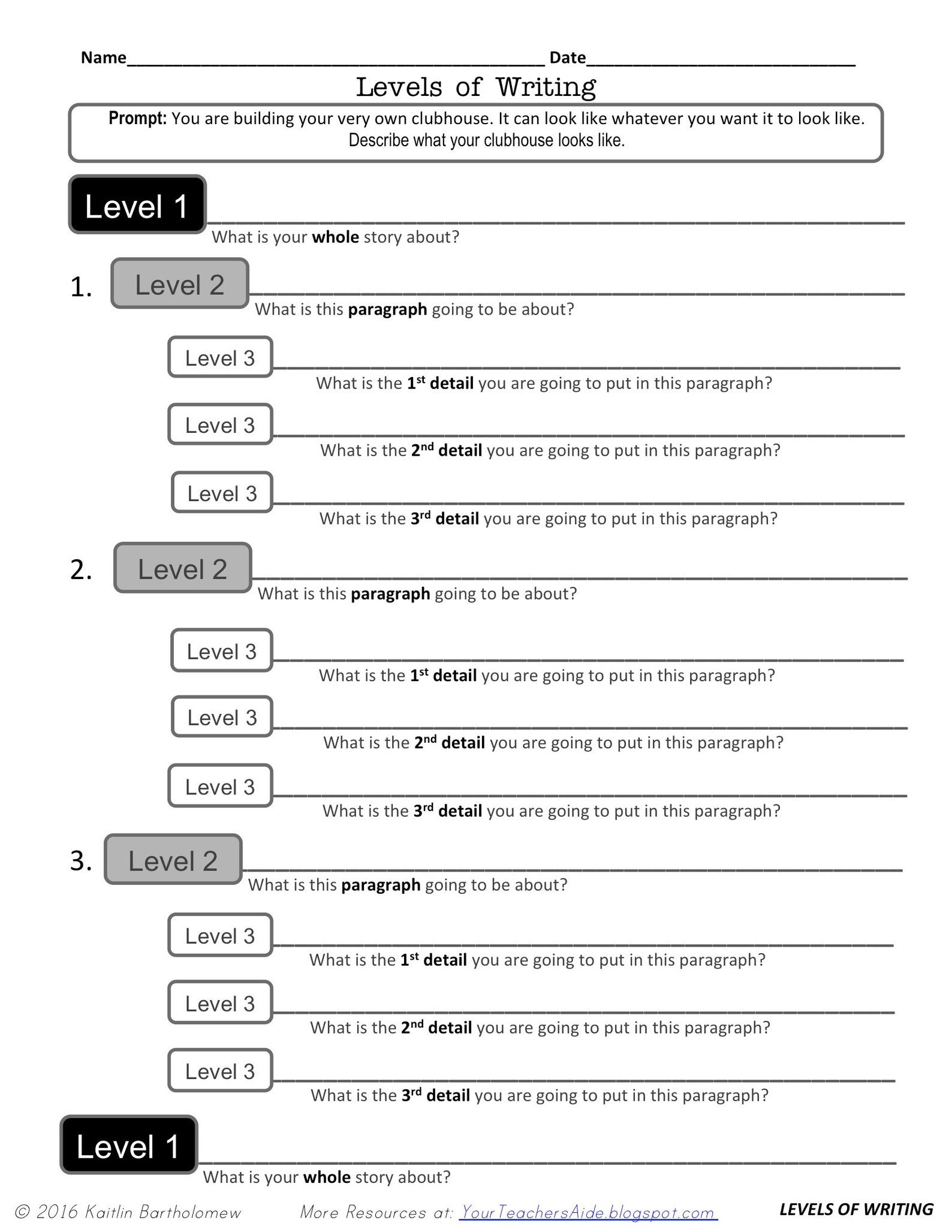 5 Paragraph Essay Writing- EASIEST Way to Teach Kids to Organize Their ...