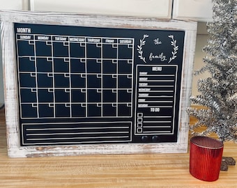 Chalkboard Calendar - Etsy