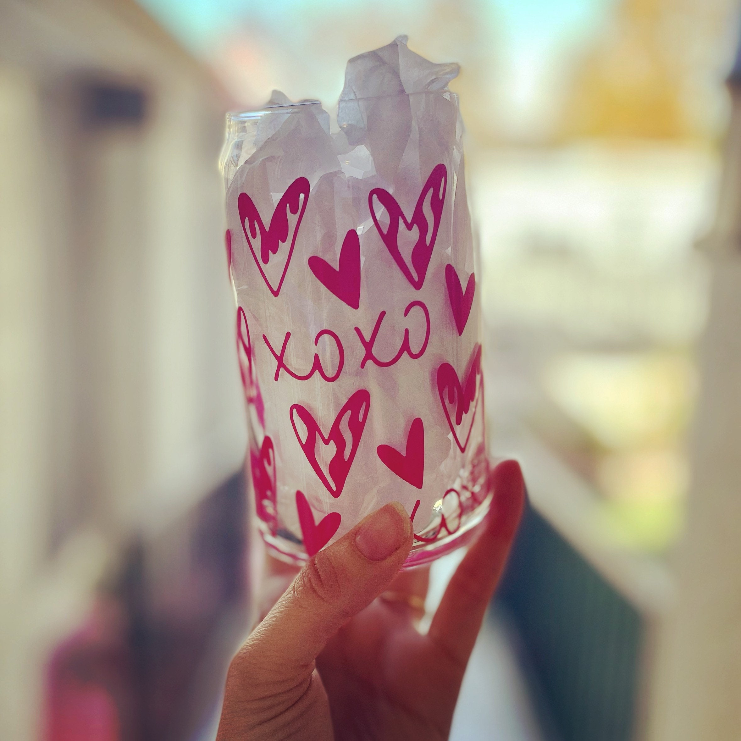 Drinkware Tumblers & Water Glasses Xoxo Libby Glass etna.com.pe