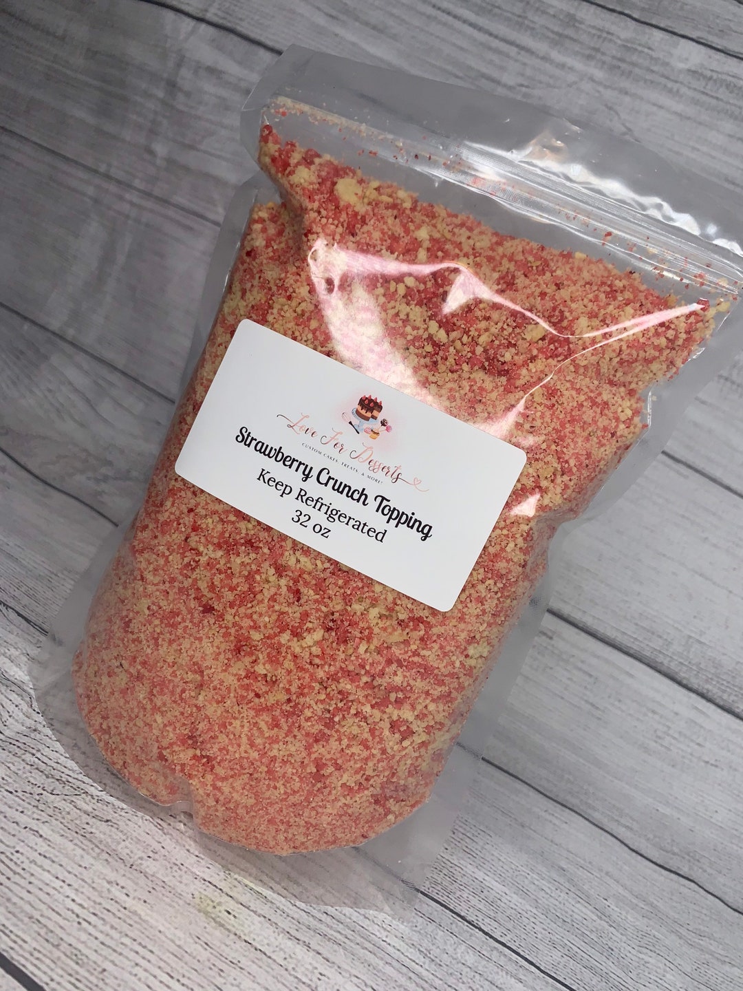 Strawberry Crunch Topping - Etsy