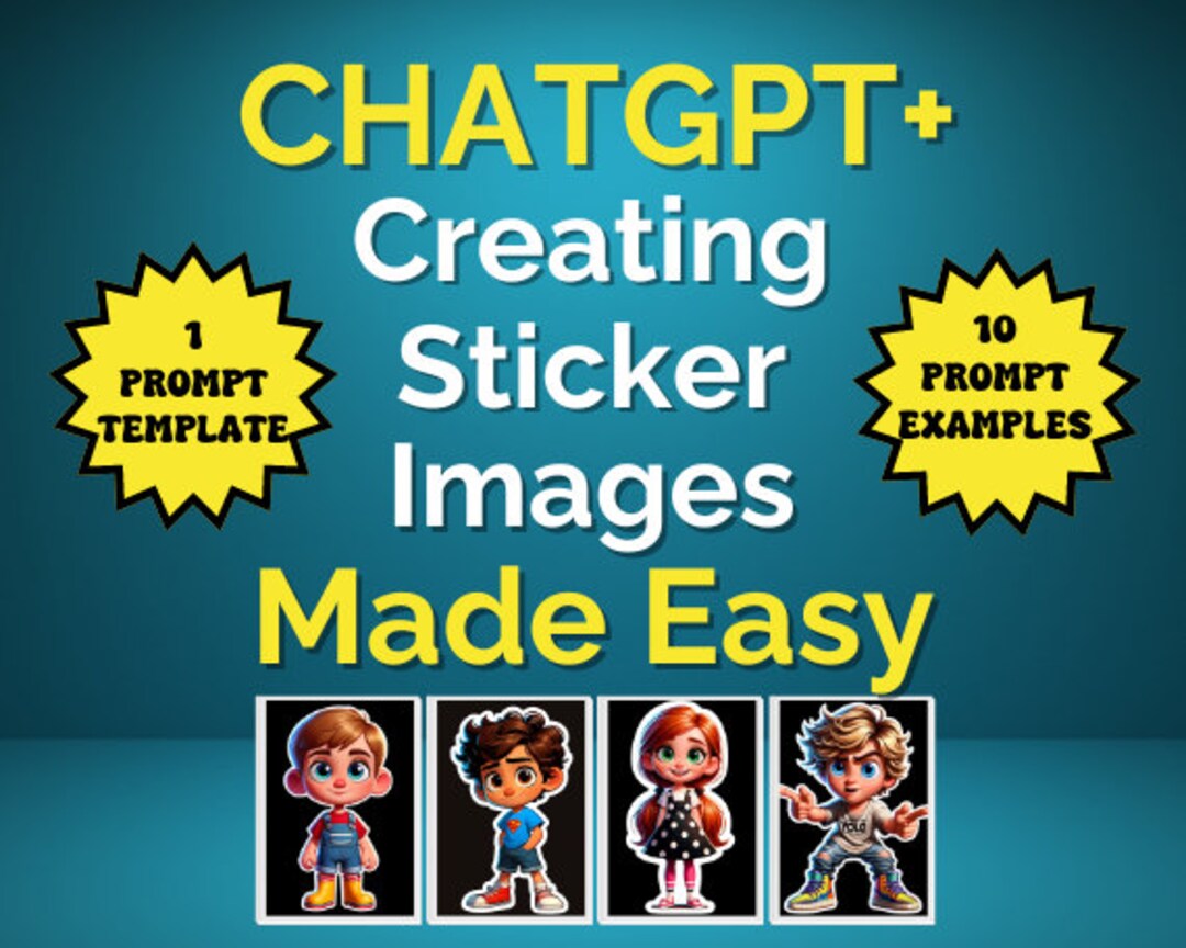 How to Guide: Creating Sticker Images Chatgpt DALLE GPT Prompt Prompt ...