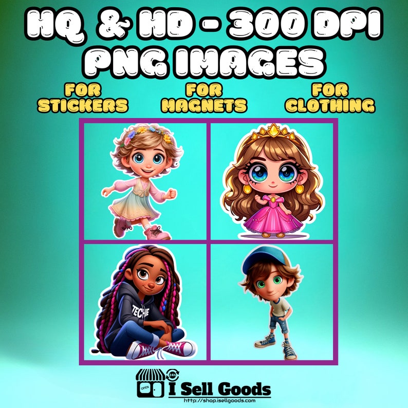 28 Sticker Images 3D Consistent Characters PNG Images Stickers Magnets ...